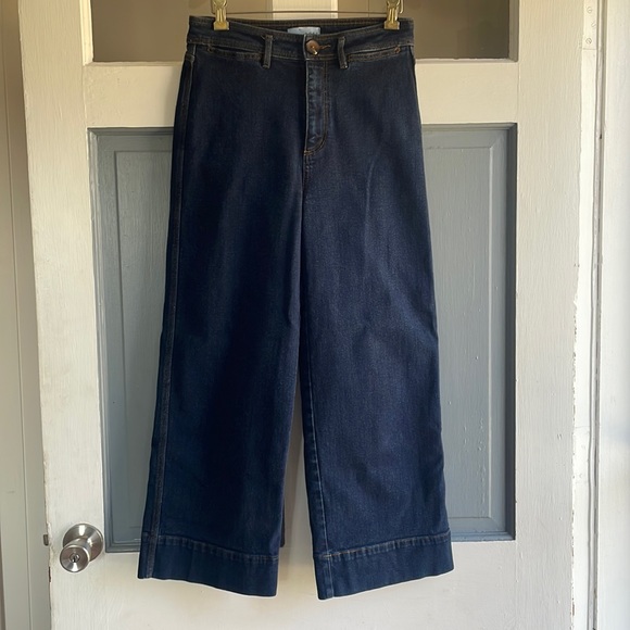LOFT | Jeans | Loft High Waisted Wide Leg Cropped Jean | Poshmark